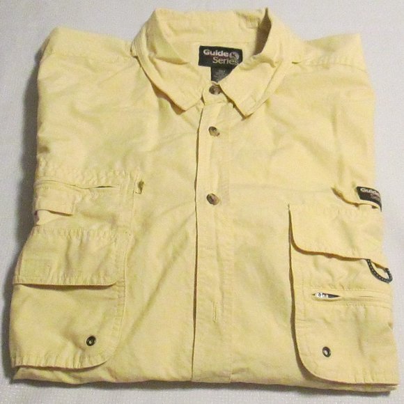 Guide Series | Shirts | Guide Series Mens Yellow Lightweight Shirt ...